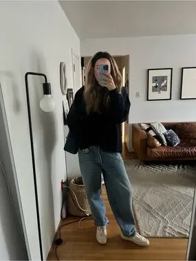 Agolde | Jeans | Agolde Tapered Baggy Jean In Mid Blue Wash | Poshmark